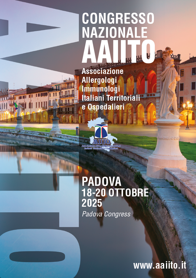 Congresso AAIITO 2025 - Associazione Allergologi Immunologi Italiani Territoriali e Ospedalieri